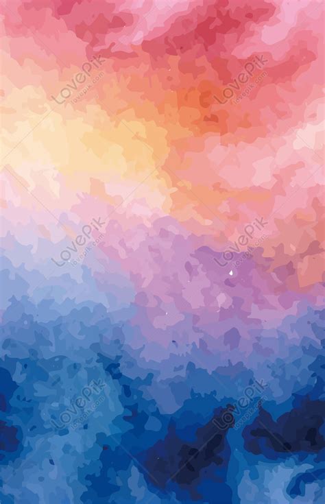 수채화 물감 브러시 그라데이션 텍스처 평면 소재 이미지 Hd 은하 계층 추상적 인 배경 배경 사진 무료 다운로드 Lovepik