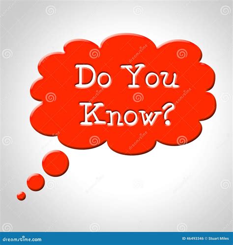 Do You Know Indicates Proficiency Contemplating And Comprehension Stock