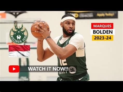 🇮🇩 Marques Bolden 마르케스 볼든 Wisconsin Herd 2023 24 Best Playsandhighlights