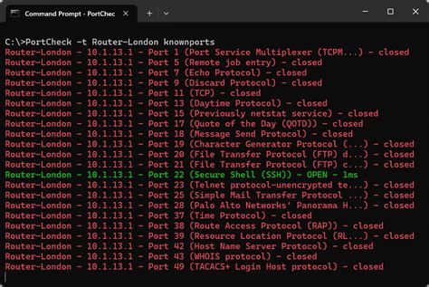 PortCheck TCP Port Check Tool Windows