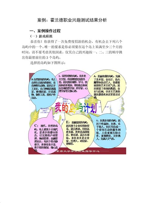案例 霍兰德职业兴趣测试结果分析 360文库