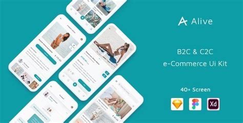 Alive B2c And C2c Ecommerce App Ui Kit Codemarket
