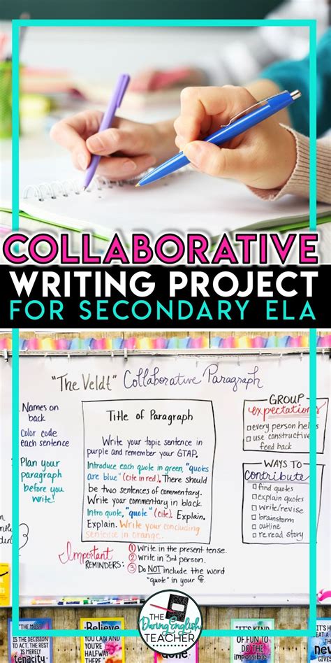 A Collaborative Writing Project For The Secondary Ela Classroom Artofit
