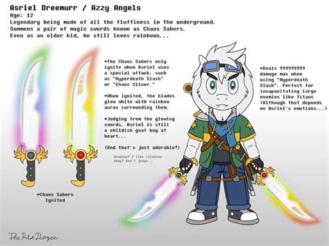 I Drew Asriel Wielding His Swords How Do You Think I Did Rundertale