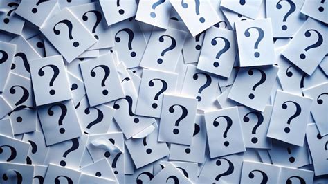 A Bunch Of White Question Marks Are On A White Background Premium Ai