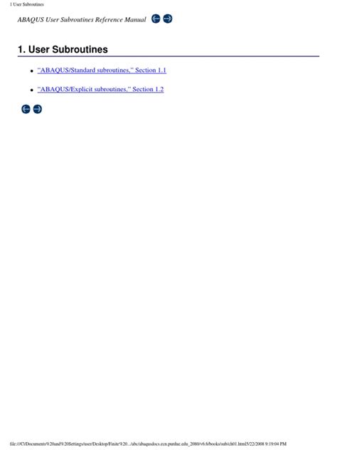 Abaqus User Subroutines Reference Manual Pdf Flux Mathematical