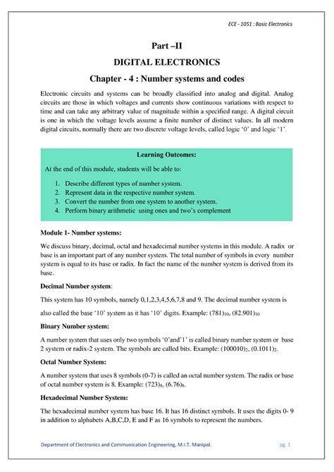 digital electronics notes part ii digital electronics chapter 4