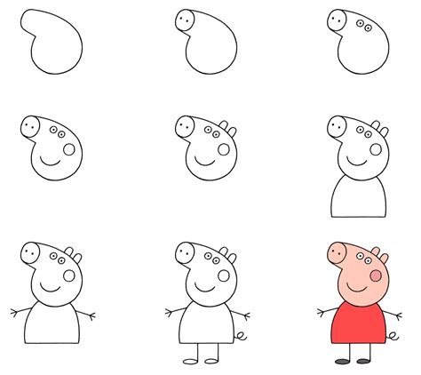 Vẽ Heo Peppa Siêu Dễ Thương Cho Bé Yeutrenet