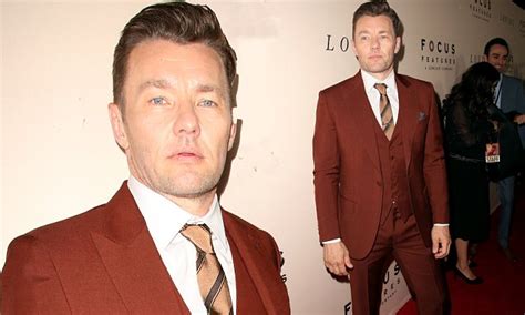 Joel Edgerton Cuts A Dapper Figure In A Maroon Suit At La Premiere Of