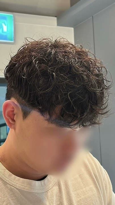 남자 세미히피펌 그냥 대충 말려주다가 컬 크림 살짝 발라주면 끝인 손질 편한 스타일 ️🫶 남자펌 천안미용실 쉐도우펌 히피펌 Haircut Hairstyle