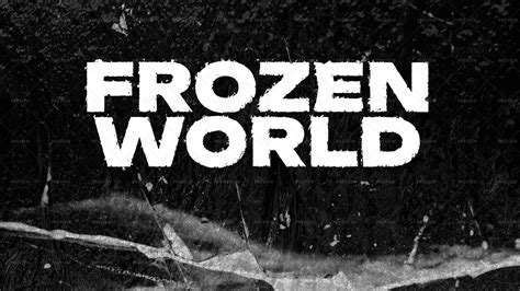frozen world text effect graphics motion array