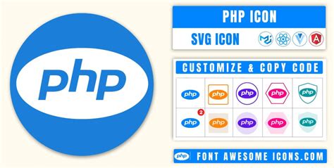 Php Icon Svg Code — Download Path Html