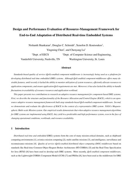 PDF Design And Performance Evaluation Of An Adaptive Resource