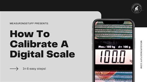 How Do You Calibrate A Digital Scale 6 Easy Steps Measuring Stuff