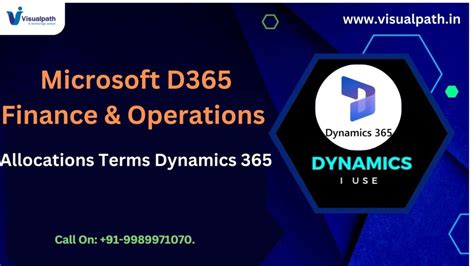 Account Allocations Terms In Dynamics 365 Fando Explained Best Software Training Institute In