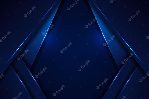 Premium Vector Abstract Modern 3d Geometric Glowing Blue Premium Background