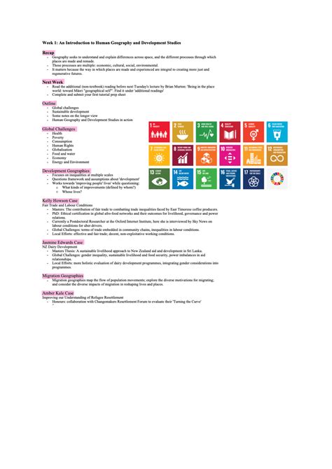 GEOG Lecture Notes Copy Introduction To Human Geography And Studocu