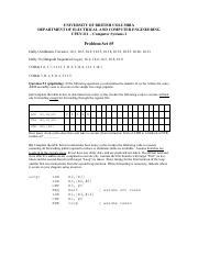 Ps5 Pdf UNIVERSITY OF BRITISH COLUMBIA DEPARTMENT OF ELECTRICAL AND COMPUTER ENGINEERING CPEN