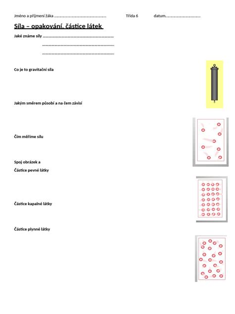 Fy 6 B C Síly A částice Pdf