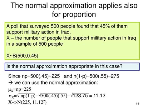 Ppt The Normal Approximation To The Binomial Variable Powerpoint Presentation Id