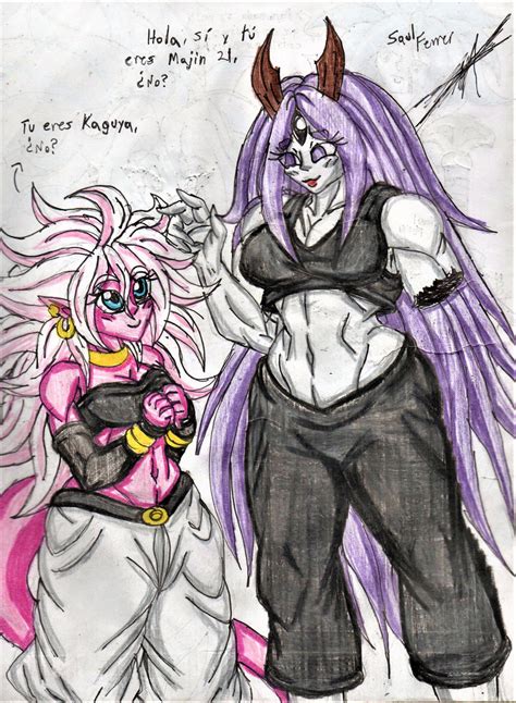 Majin 21 Y Kaguya Se Conocen By Werefury On Deviantart