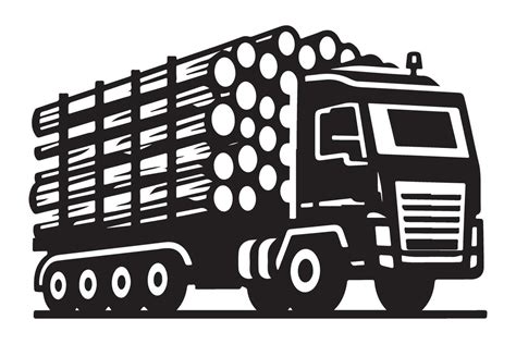 Heavy Duty Logging Truck Transporting Timber Logs For Forestry Industry