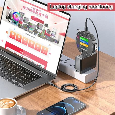 Acd P Usb Voltage Current Meter With Qc Pd Fast Charging Protocol High Resolution Digital Color