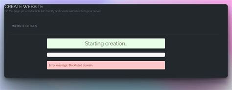 Hướng Dẫn Fix Lỗi Error Message Blacklisted Domain Trên Cyberpanel