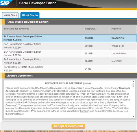 GO SAP HANA Download SAP HANA Client And SAP HANA Studio