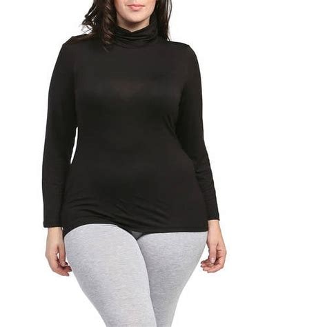 Womens Plus Size Turtleneck Sweater
