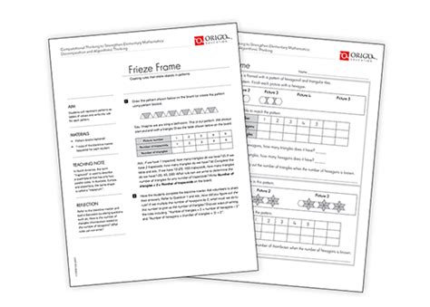 Computational Thinking Activities Origo Education