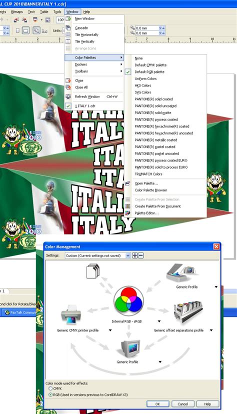 Color Display In Coreldraw X4 Coreldraw X4 Coreldraw Graphics Suite X4 Coreldraw Community