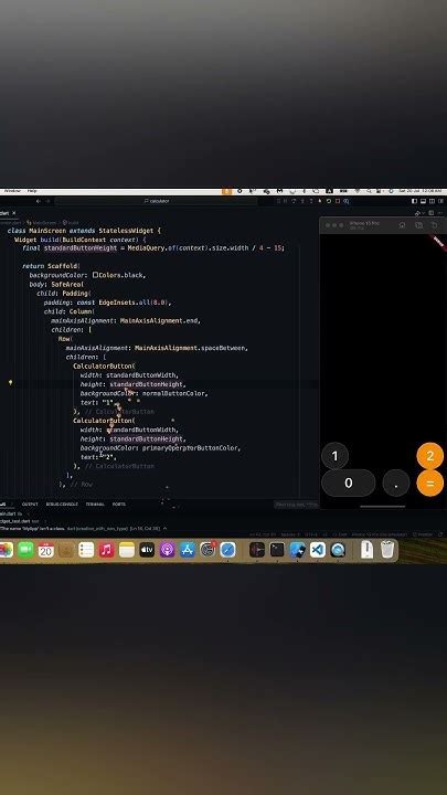 Building Ios Calculator Youtubeshorts Shorts Flutter