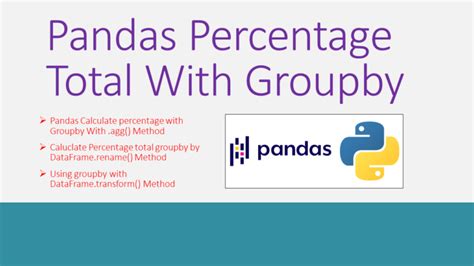 Pandas Percentage Total With Groupby Spark By Examples