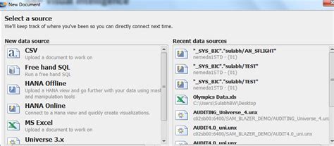 Sapfox Blog Explore Data In SAP Visual Intelligence From SAP HANA Source