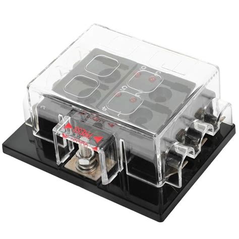 중국 6 웨이 Atc Ato Aty 자동 블레이드 퓨즈 박스 방수 블록 패널 보드 12v 36vdc Led 조명 제조 업체 공급 업체 공장
