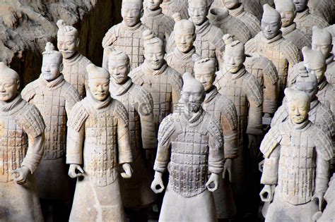 秦始皇兵马俑高清摄影大图 千库网