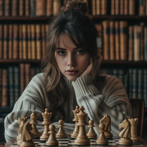 Free Strategic Mindset Posed Photo Chess Strategy Focus Download