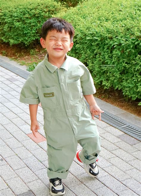 블랙야크 키즈 남아 여름 점프수트 유아 캠핑룩 코디 네이버 블로그