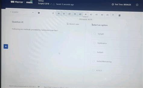 Mercer 1 Metti Saramye ScriptUI 2018 Saved 0 StudyX