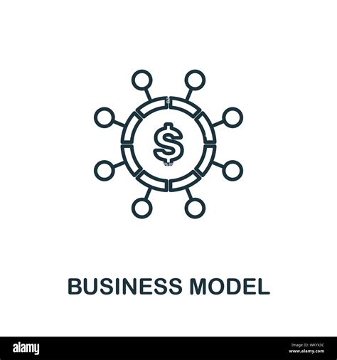 Business Model Outline Icon Thin Line Concept Element From Fintech Technology Icons Collection