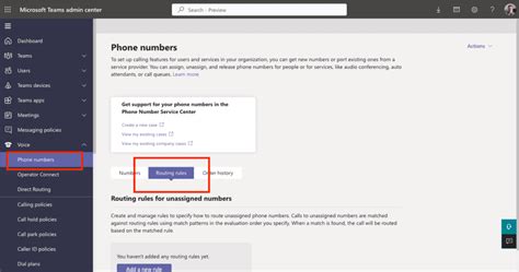 Unassigned Numbers In Microsoft Teams