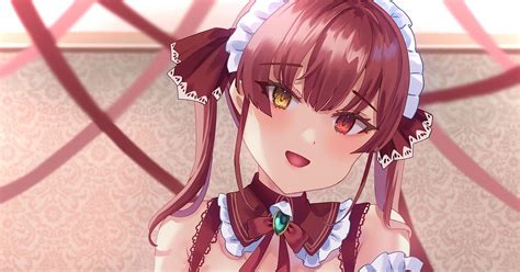 Hololive 9日目、新人？メイドのマリン船長🏴‍☠️ 志のあやのイラスト Pixiv