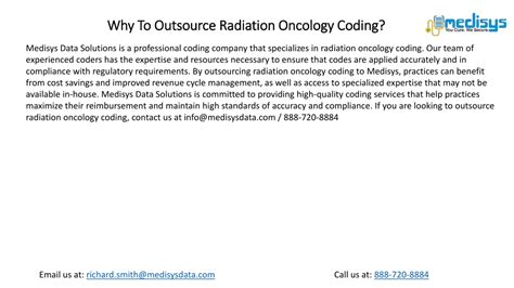 Ppt Why To Outsource Radiation Oncology Coding Powerpoint