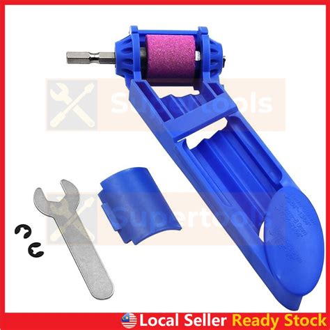 Portable Drill Bit Sharpener Corundum Grinding Wheel Mounted Stone For Grinder Polishing Kit