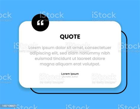 3d 버블 평가 배너 인용문 인포그래픽 따옴표를위한 소셜 미디어 게시물 템플릿 디자인 빈 말풍선 따옴표 거품 및 텍스트 상자 벡터 일러스트 레이 션 Eps10 0명에 대한