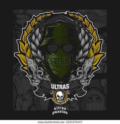 Football Hooligan Soccer Supporter Ultras Hand Stock Vector Royalty Free Shutterstock