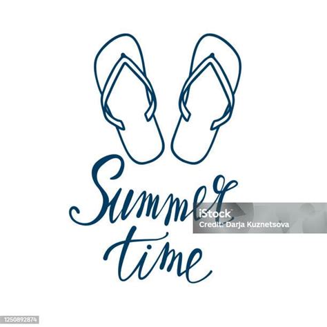 여름 시간 손으로 쓴 글자 디자인 요소와 흰색 배경에 격리 된 텍스트입니다 사진 오버레이 티셔츠 프린트 전단지 포스터 디자인의