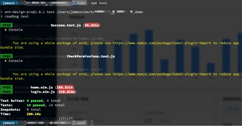 ant design pro template运行npm run test报错 Issue ant design ant design pro GitHub
