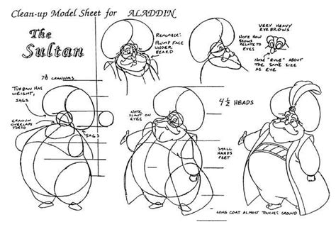 Traditional Animation Disney Concept Art Aladdin Character Design